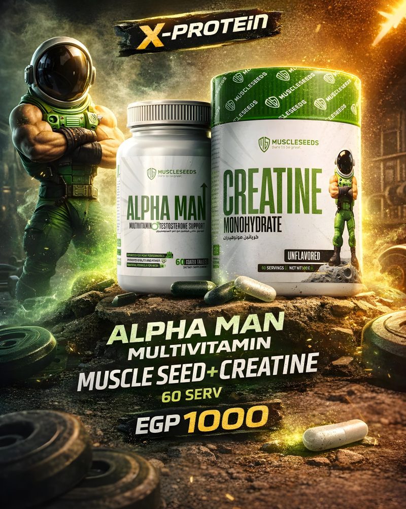 Alpha Man Multivitamin Muscle Seed+Creatine Muscle Seed 60 Serv – x ...